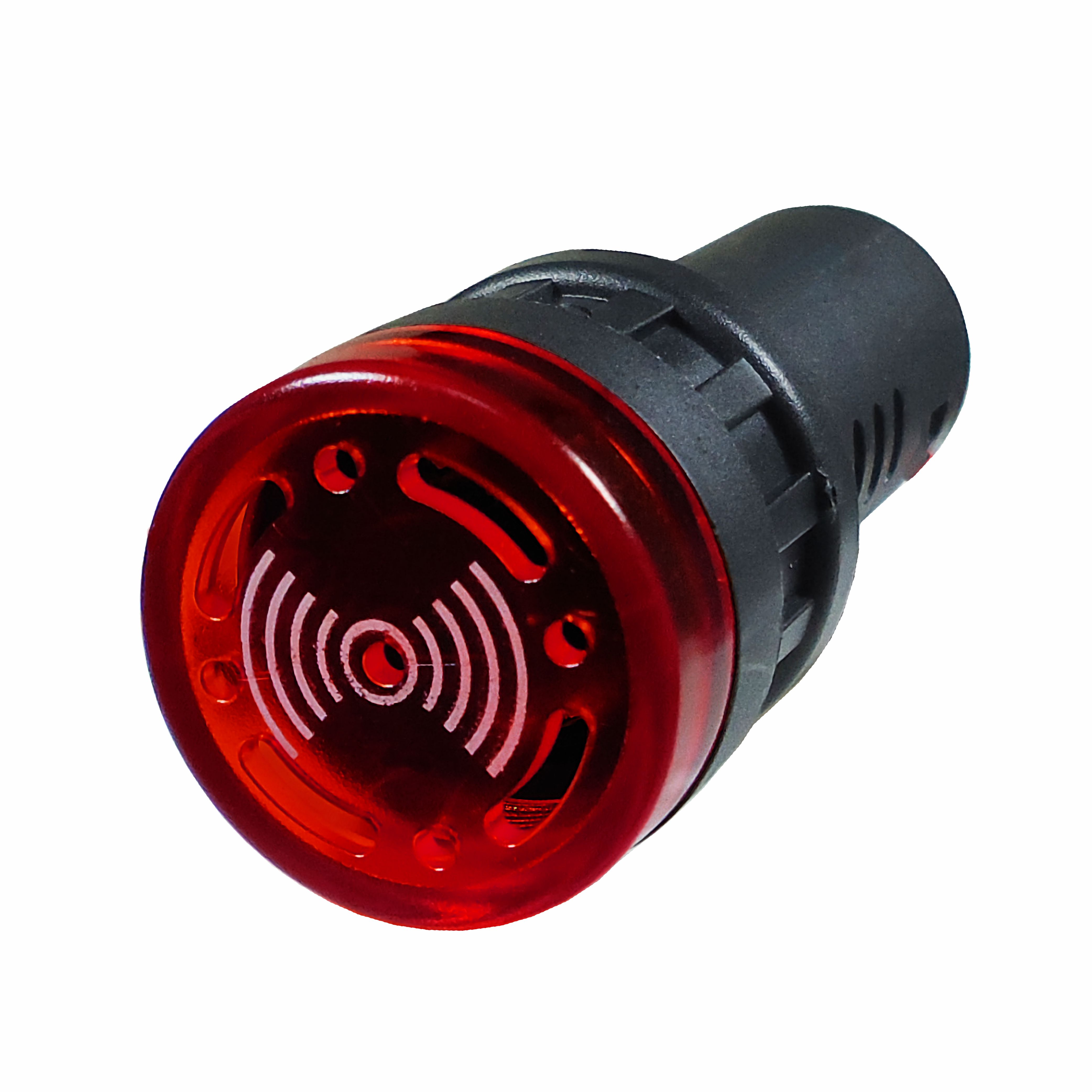 DNI0549 - Red LED Audiovisual Buzzer Sound Alarm 22mm - 220Vac ...